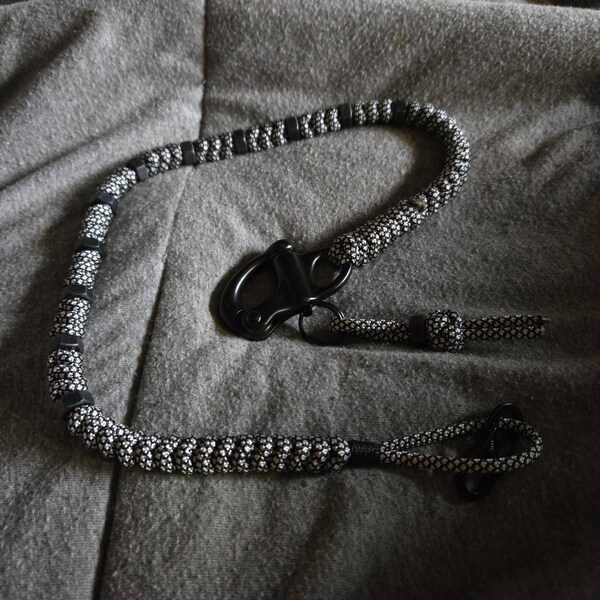 Thin Red Line EDC Wallet Chain Style Lanyard - Etsy