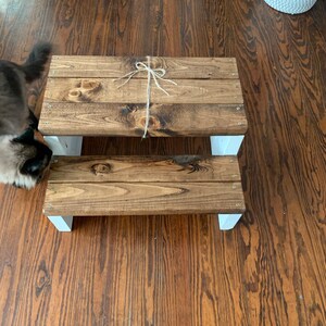 2 Step Farmhouse Stool - Etsy