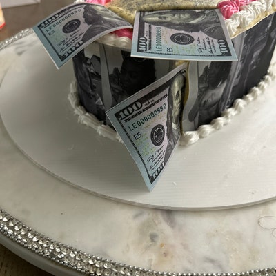Edible Money 100 Dollar Bills for Cakes. New One Hundred Dollar. Made ...