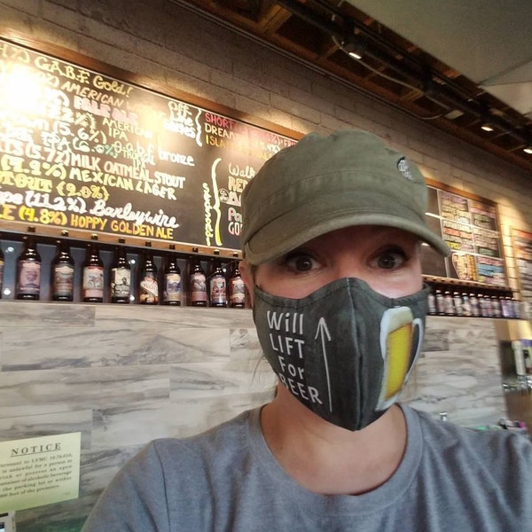 Will Lift for Beer Washable Face Mask With Nose Wire / Breathable ...