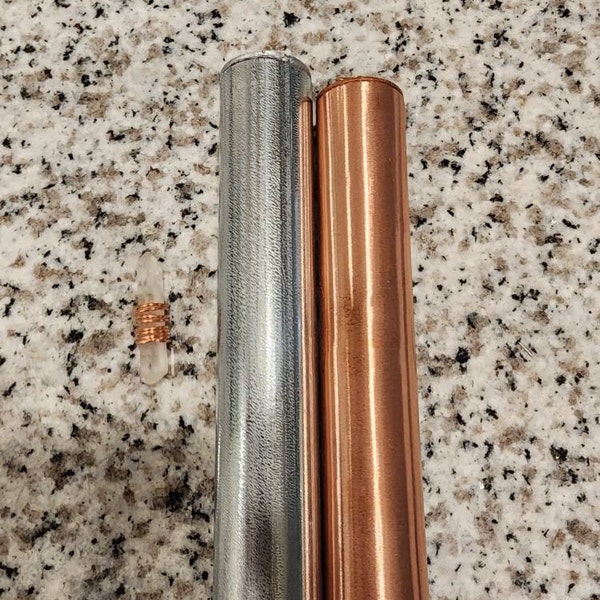 Egyptian Tuning Calibration Healing Rods of Maat - Copper & Zinc - Netu ...