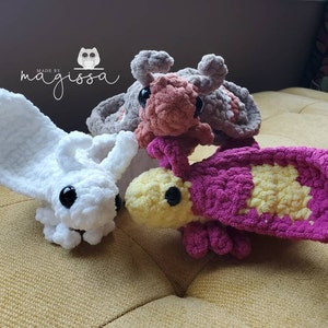 Pattern: Rosy Maple Moth Crochet Plushie - Etsy