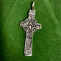 Durrow High Cross Necklace, S147, Celtic Cross, Irish Cross, Christian ...