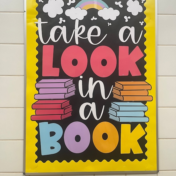 BOOKS READING MOTIVATION Kit-classroom Bulletin Board-read Across ...