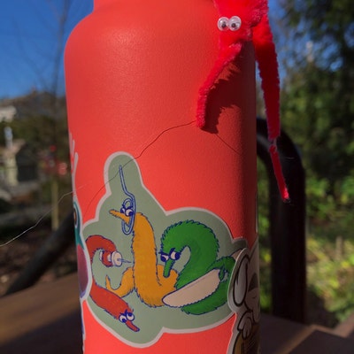 DIGITAL Fluffy Worm Sticker Pack - Etsy