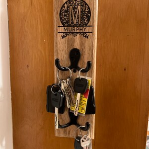 Key Holder for Wall Key Rack Wooden Key Holder Vertical - Etsy