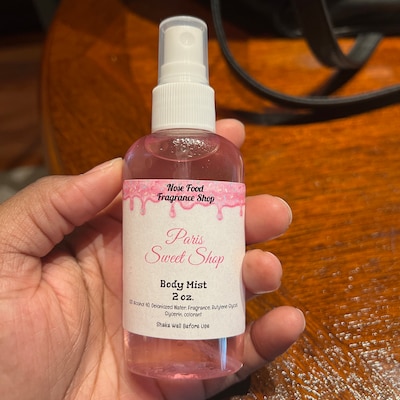 Coconut Vanilla Body Mist, Body Splash, Body Spray, Fragrance Mist ...