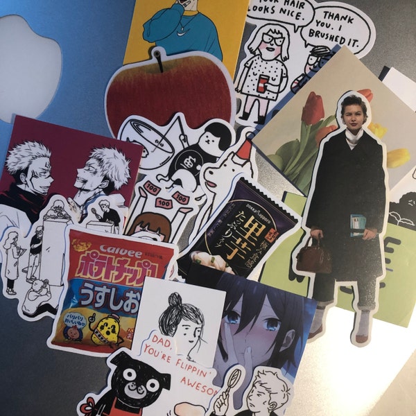 19pcs/pack Japanese Comic Manga Themed Stickers , Die Cut Stickers ...