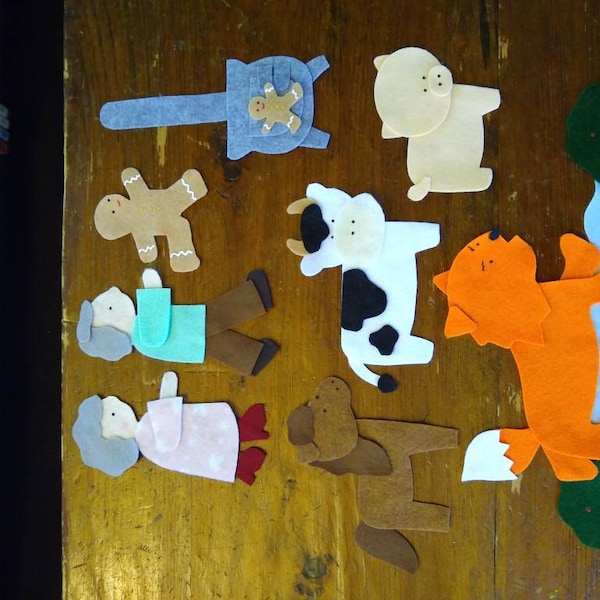 Turkey Wore His Rainbow Feathers Felt Board Story Felt Turkey ...