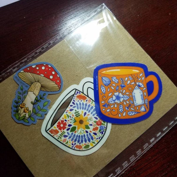Tea Cup Vinyl Sticker | Laptop Sticker | Stickers for Hydroflask ...