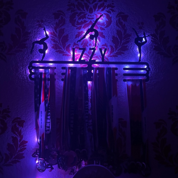 Custom Hula Hoop Metal Sign With Led Lights| Hula Hoop Metal Wall Art ...