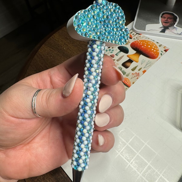 3D Printed Cloud Pen Topper for Customizing Pens (DFR, Inkjoy, and ...