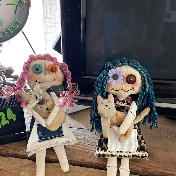 Junky Grungy Grammy Doll PDF Sewing Pattern: 12" DIY Doll With Clothes ...