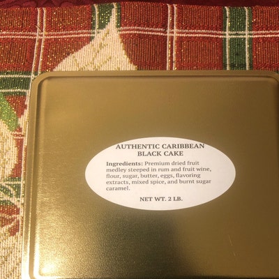 6-inch Dia., 2 Lb. Caribbean Rum Fruit Cake black Cake - Etsy