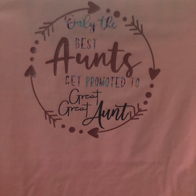 Only the Best Aunts Get Promoted to Great Aunt SVG, Aunt SVG, Aunts Gift Svg, Mother's Day Svg ...