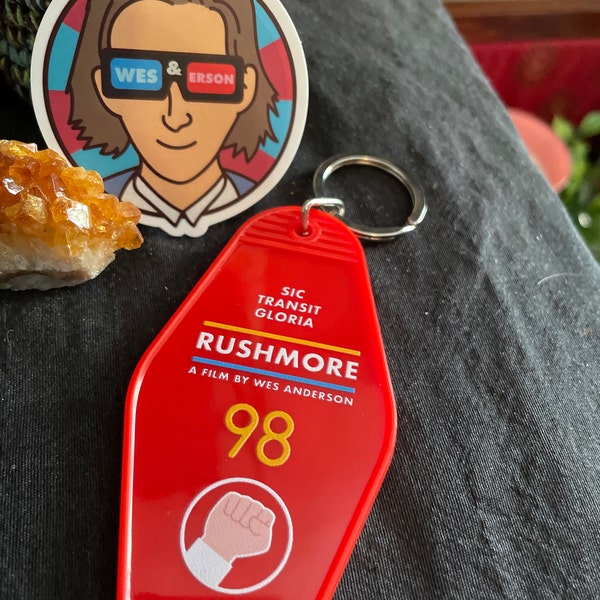 Wes Anderson Movie Inspired Retro Motel Key Fob - Etsy