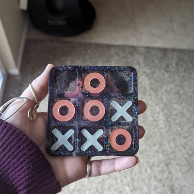 Custom Resin Mini Tic-tac Toe Board - Etsy