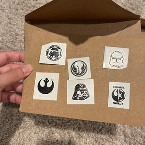 Star Wars Vinyl Logo Car Window Stickers Jedi Stormtrooper - Etsy UK