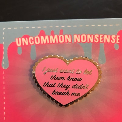 Pretty in Pink Hard Enamel Pin - Etsy