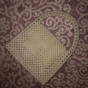 Mini Bead Bag Small Bead Purse Beaded Tote Bag Colorful Bead Bag Pearl ...