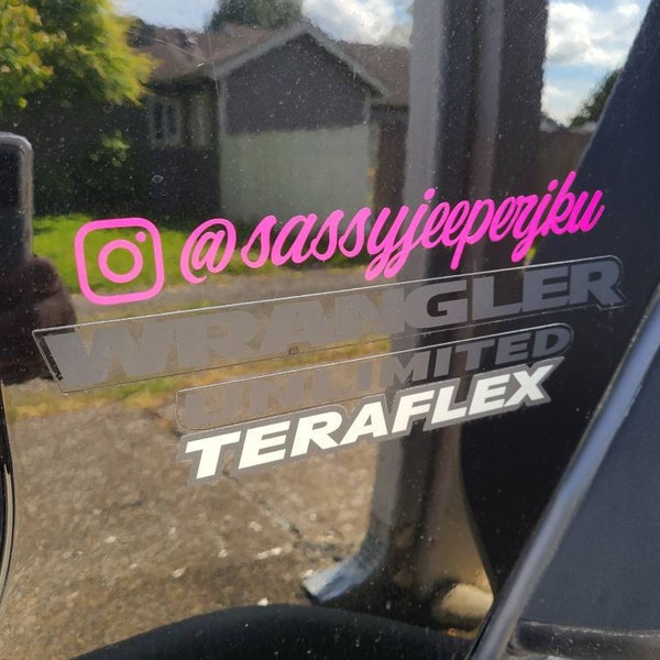 Instagram Decal, Instagram Car Decal, Window Decal, Instagram Business ...