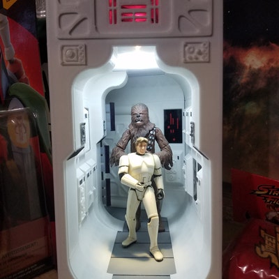 Sci-fi Book Nook. Bookshelf Decorationaction Figure Display. Bring a ...