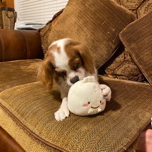 Cute Xiao Long Bao Dog Toy With Squeaker Cute Kawaii Chinese Dumpling ...