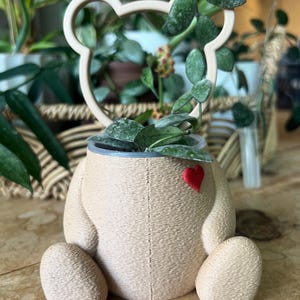 Sitting Chick Plant Pot Cute Animal Planter Minimalistic Decor 3D ...