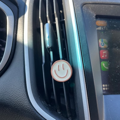 Smile Smiley Face Happy Emoji Car Vent Clip Hook Accessory Decoration ...
