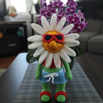 Crochet Pattern Doll Funny Sun. Tutorial Doll Sun in English - Etsy