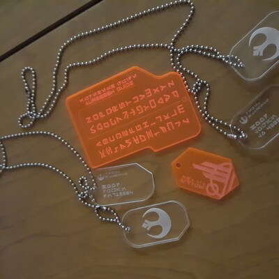 Star Wars-inspired Dog Tags Customized in Aurebesh - Etsy