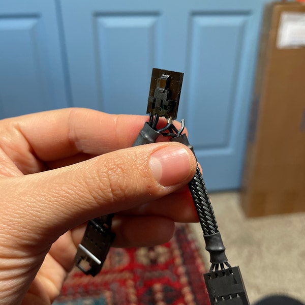 Lian Li 7-pin Uni SL Fan Hub to Standard ARGB 3-pin 5V and Pwm Fan ...