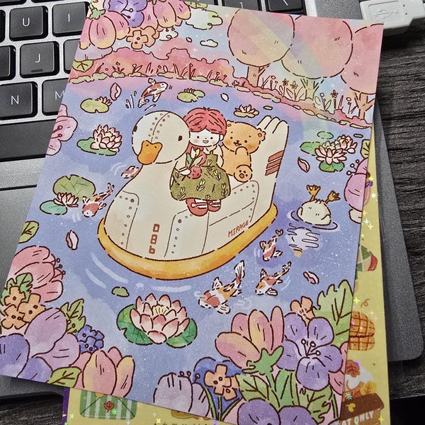 One Winter Day Sticker Sheet Cute, Kawaii, Aesthetic, Cozy, Bear ...