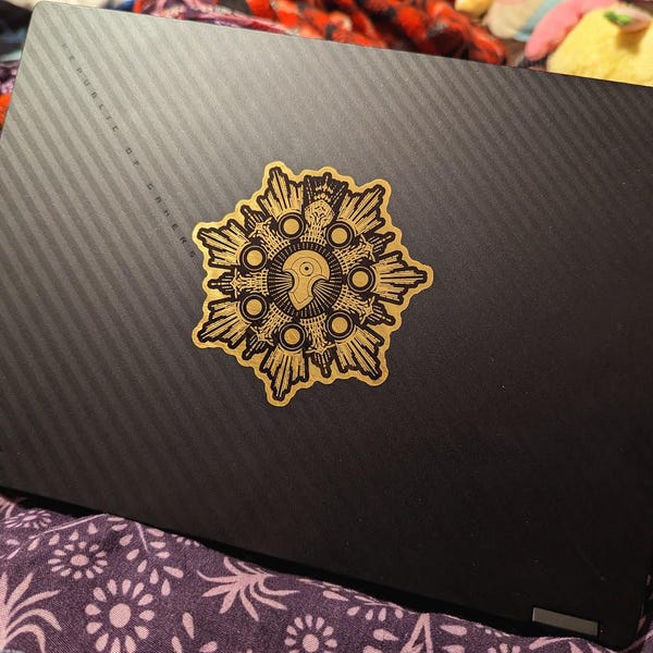 Final Fantasy XIV FFXIV Sticker - Azem Crystal Summoning Circle Decal ...