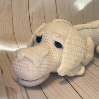 Amigurumi Crochet Pattern for Falkor Inspired Luck Dragon. - Etsy Canada