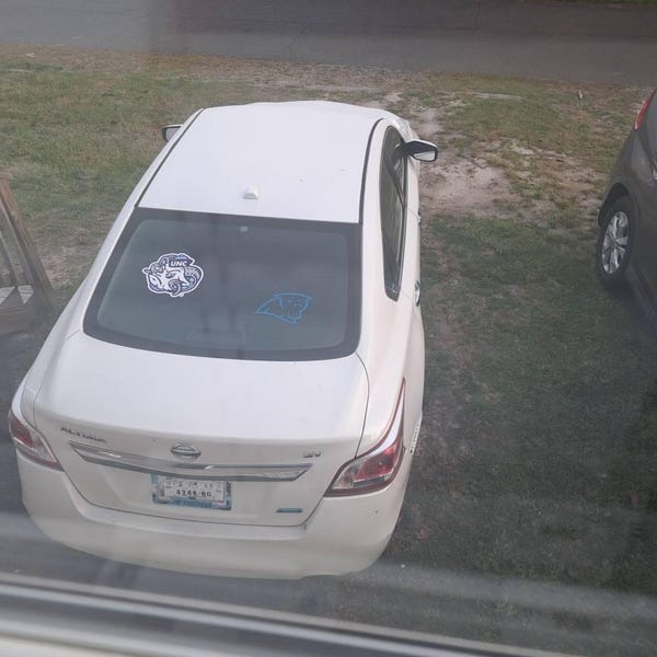 UNC Tar Heels Vinyl Mascot Decal Sticker Officially Licensed - Etsy