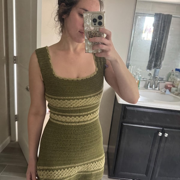 Crochet Summer Dress Pattern | PDF | Intermediate | Estelle Dress - Etsy