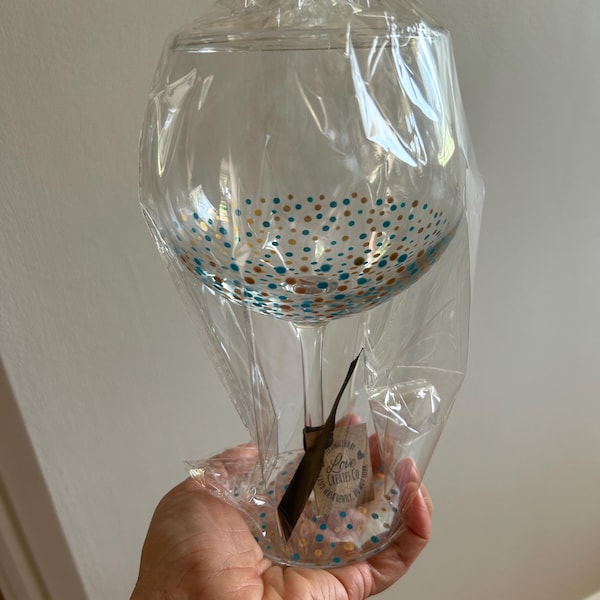 Gin Glass Personalised and Hand Painted Gift Birthday Age Name - Etsy UK