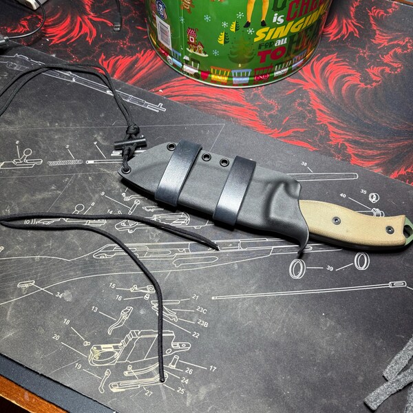 Gerber " Strongarm " Kydex Sheath, With Adjustable Polymer Belt ...
