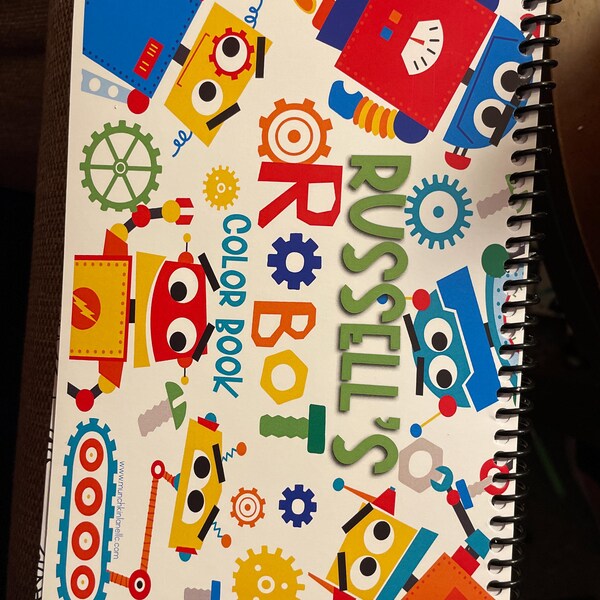 Custom Children's Color Book Full Size Large Coloring Book for Kids Fun ...