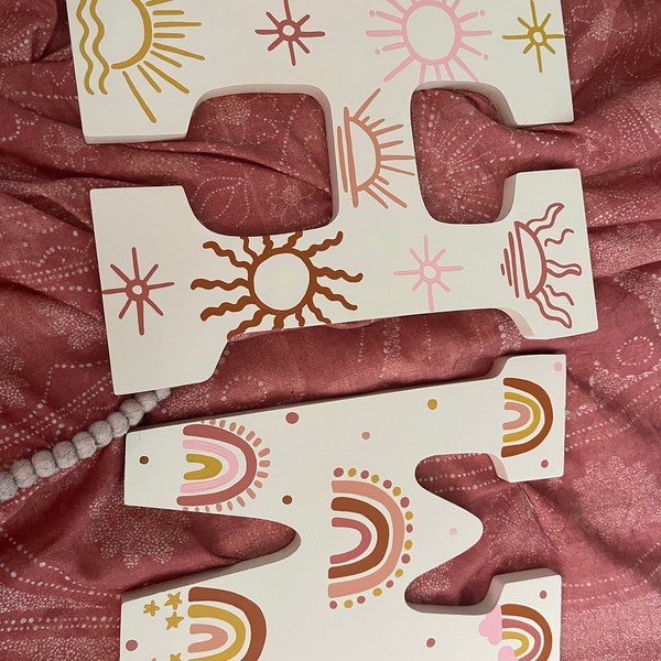 Custom Painted Letters, Hand Painted Letters, Gift for Kids, Kid Room ...