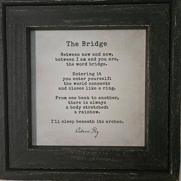 Framed Personalized Canvas Poem, Long Poem, Custom Poem Print, Custom ...