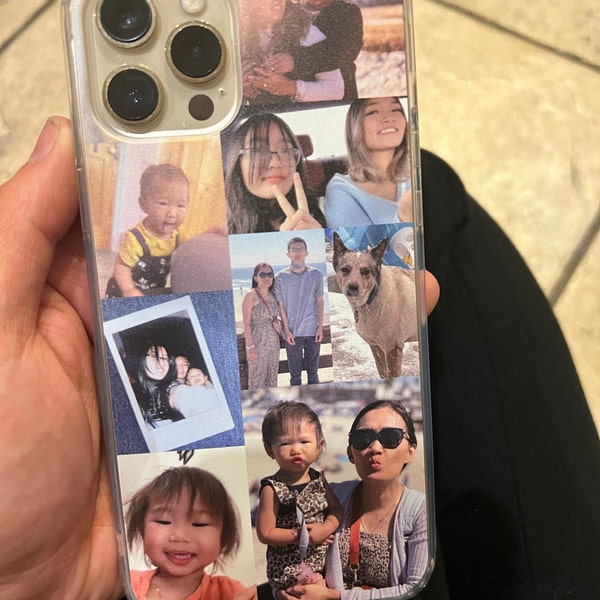 Custom Clear Photo iPhone Case, Photo Phone Case, Personalized iPhone ...