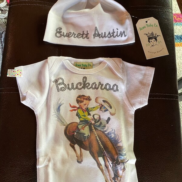 Custom Brand New Buckaroo Coming Home Set. Retro Western One Piece ...