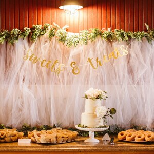 Sweets and Treats Banner, Dessert Table Banner, Candy Table Banner ...