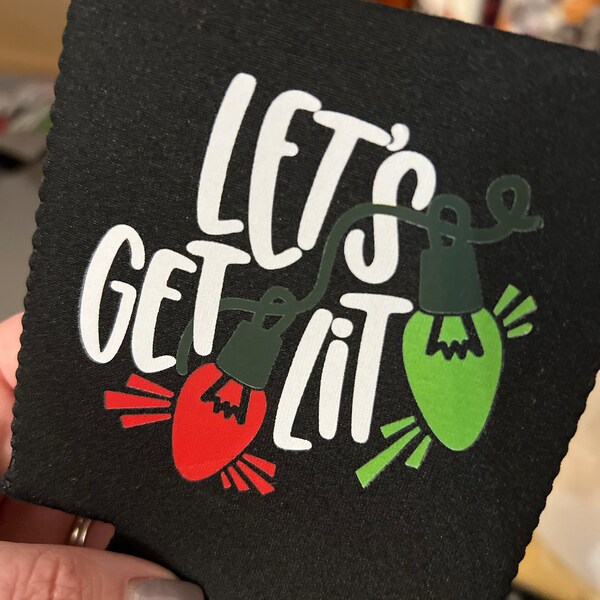 Let’s Get Lit Svg/christmas Lights Svg/christmas Tshirt Designs ...
