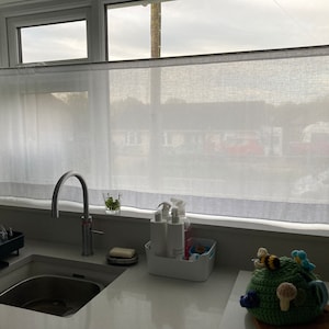 Cotton Muslin Blind, Flat Curtain, Egyptian Cotton, Max Length 120cm - Etsy