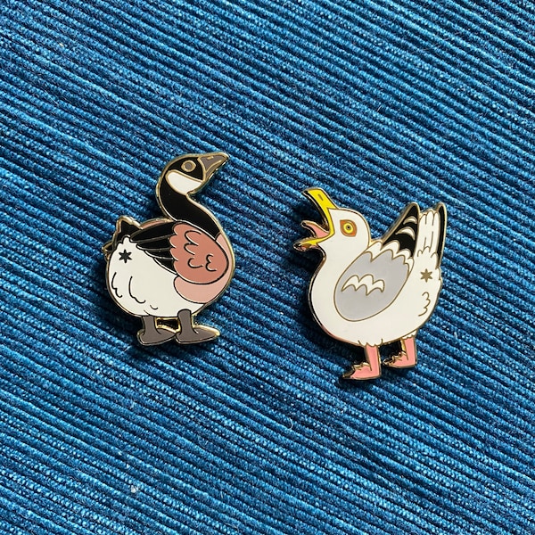 Geese Butt Hard Enamel Pins White Goose Canada Goose Pin - Etsy