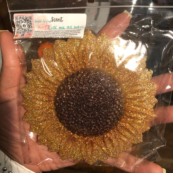 Sunflower Freshie | Aromies| Sunflower Car Air Freshie | Car Freshie ...