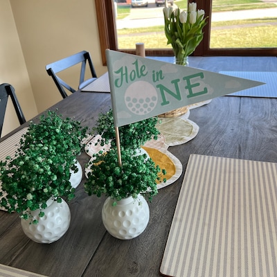 Golf Centerpiece Flags 1-10, Wedding Printables, Golf Printable ...